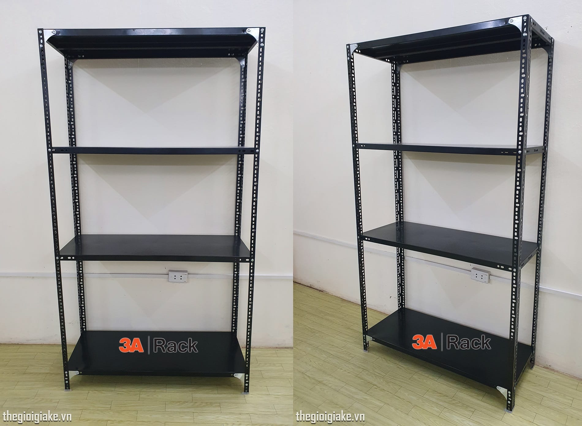 Kệ đa năng để đồ màu đen - kệ sắt màu đen - Công ty Giá Kệ 3A RACK